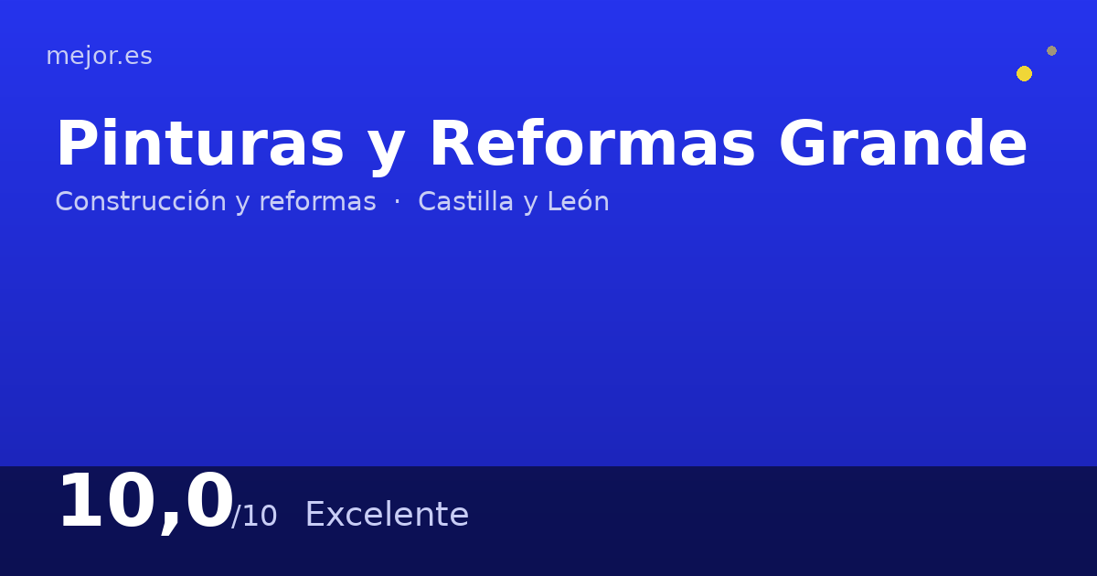 Pinturas y Reformas Grande de Valladolid - Mejor.es