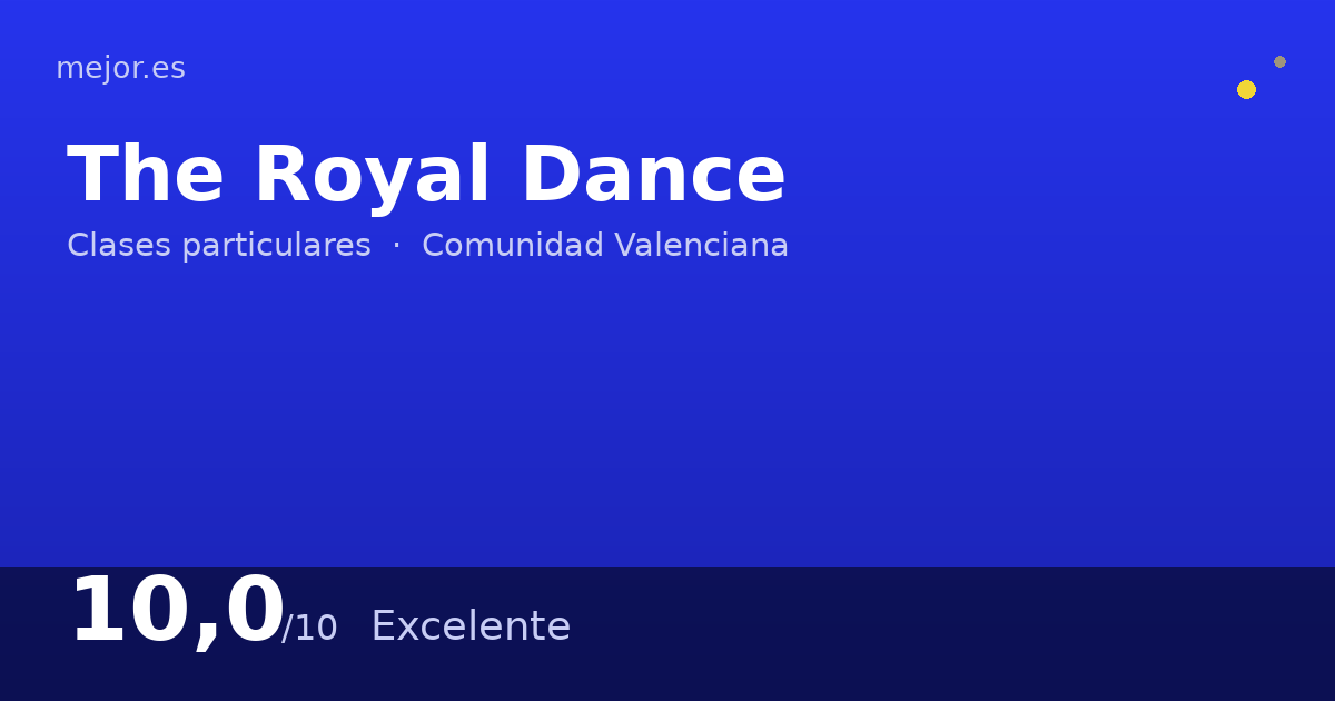 The Royal Dance de Sedaví (Valencia) - Mejor.es